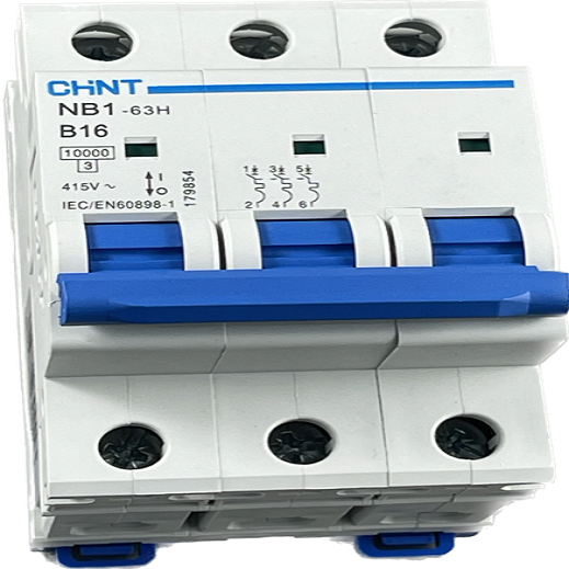 CHINT MCB NB1-63H 3P 16A 10kA B-CURVE