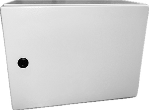 CVS ENCLOSURE MILD STEEL IP66 RAL7035 GREY H400xW600xD200 HORIZONTAL