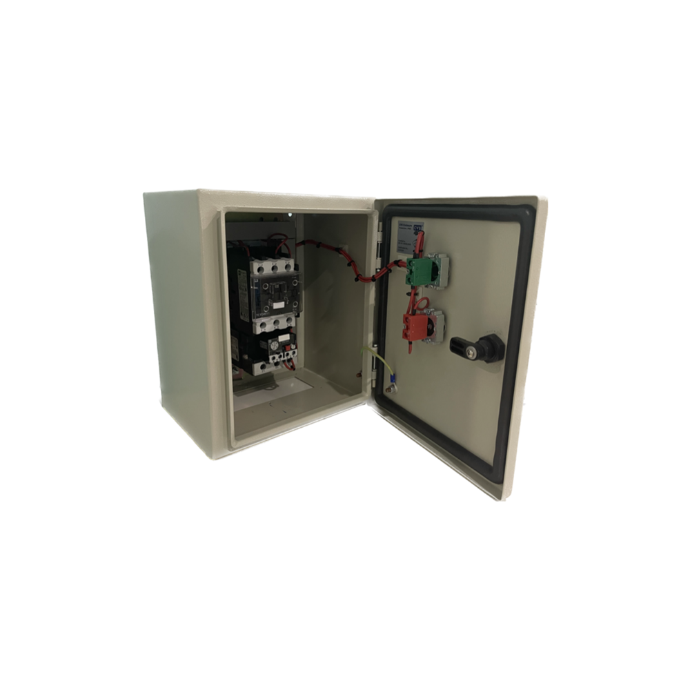 DOL STARTER METAL ENCLOSURE 300x250x150 IP65 15KW (AC3 415V) 240VAC CO