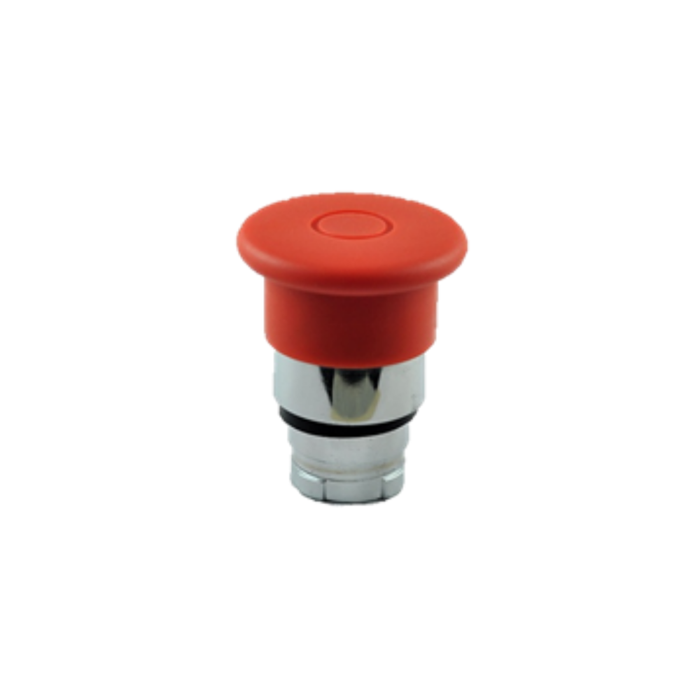 C&S MUSHROOM HEAD METAL E-STOP LATCHING 40MM PUSH/PULL RELEASE 22.5MM
