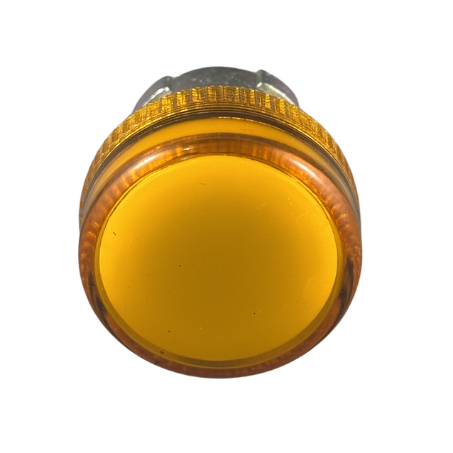 C&S ILLUMINATED PILOT HEAD METAL 22.5MM AMBER