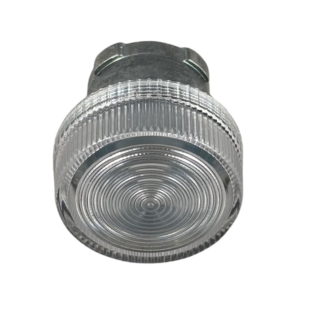 C&S ILLUMINATED PILOT HEAD METAL 22.5MM CLEAR